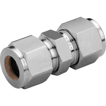 Swagelok Type Double Ferrule Compression Straight Union Fitting - Buy ...