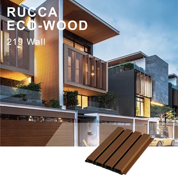 Rucca Modern Wpc Eksterior Dekoratif Dinding Desain Panel Cladding Co ...