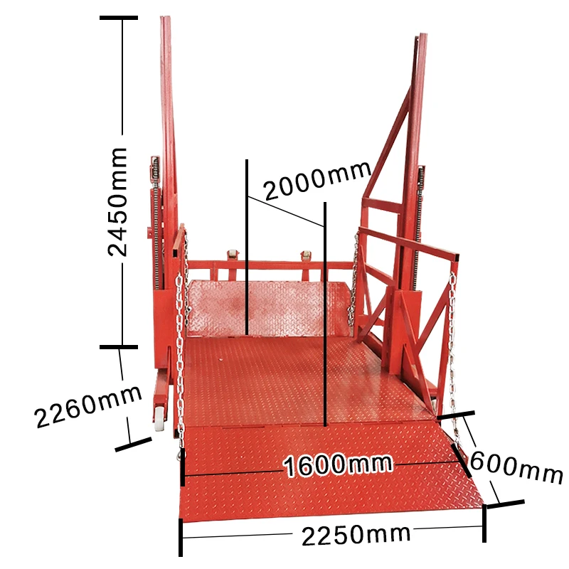 Self-loading Portable 300kg 1000mm Lifting Tables Electric Scissor Lift ...