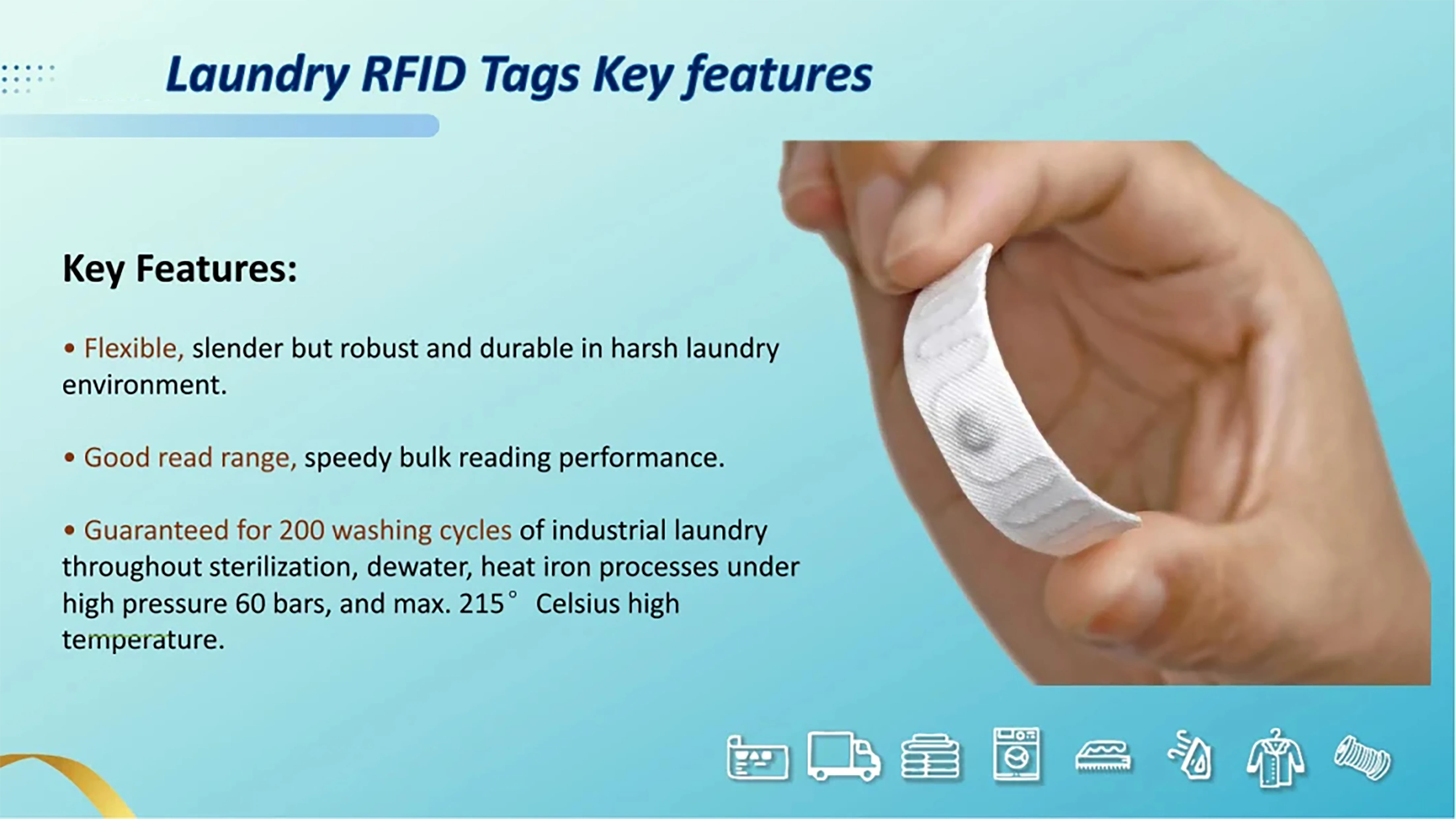 Custom Wholesale U9 Uhf 860~960mhz Durable Washable Pps Textile Woven ...