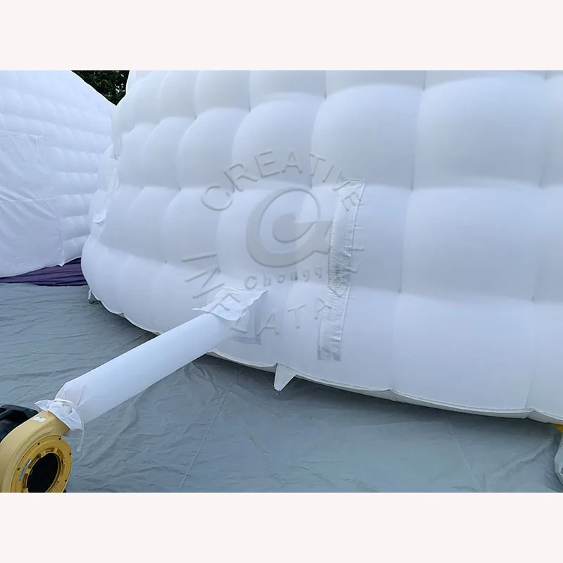 Giant Outdoor White Inflatable Birthday Tunnel Tent Inflatable ...