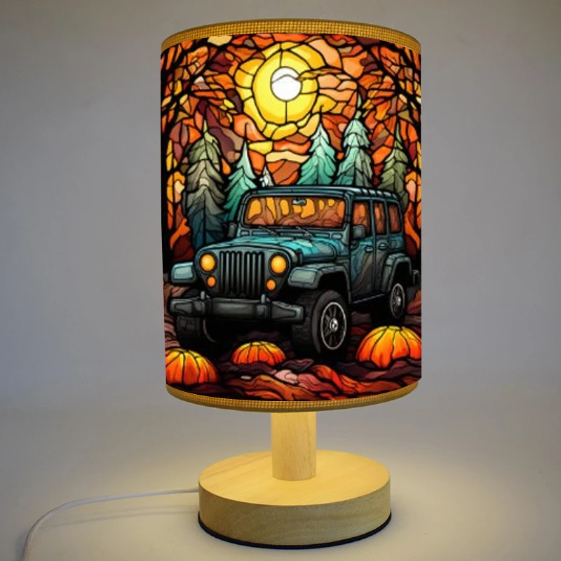 Rechargeable Dye Sublimation Table Light Lamp With Wooden Base - Buy ...