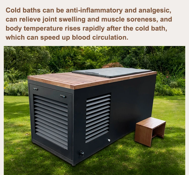 Cold Plunge Barrel Ice Bath Chiller Unit Ice Bath Tub For Athletes ...