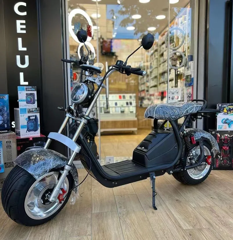 Moon Adult Fat Tire Electric Scooter 10 Inch Disc Brake Two-wheeled ...