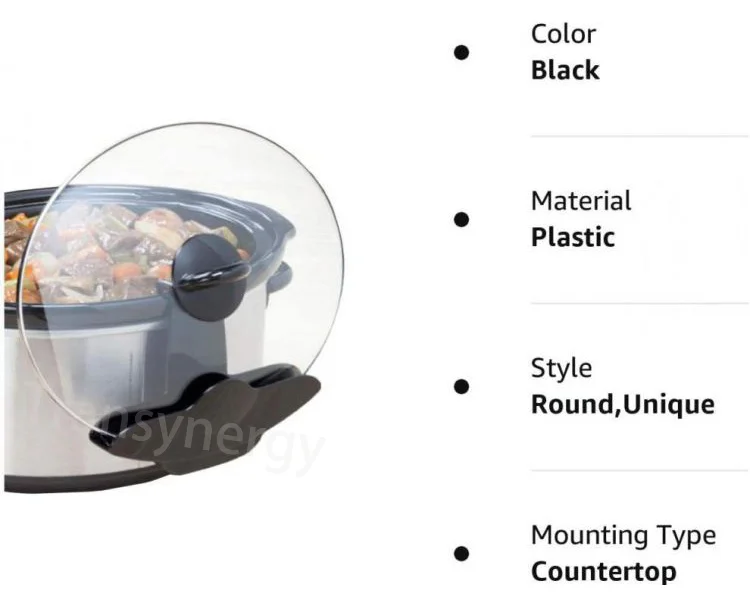 New Lid Pocket Slow Stew Pot Lid Holder With Hands-free Design Unique ...