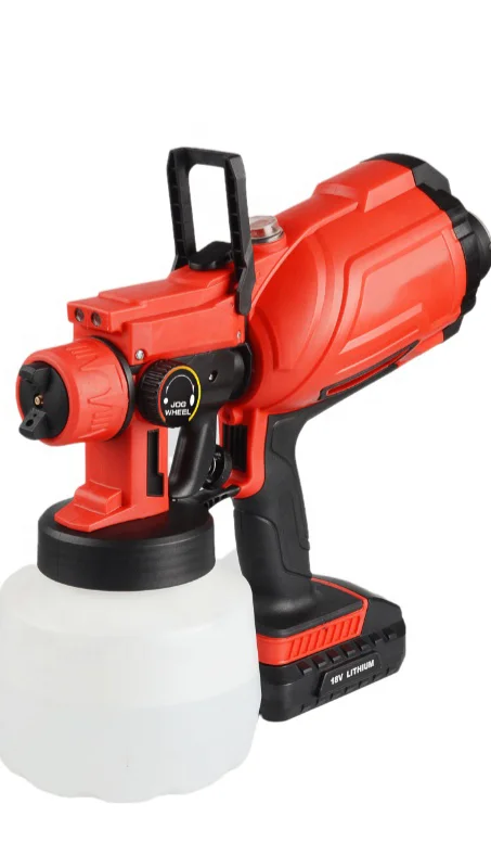 1200ml Led Long-lasting Cordless Hand Held High Pressure Electric Paint ...