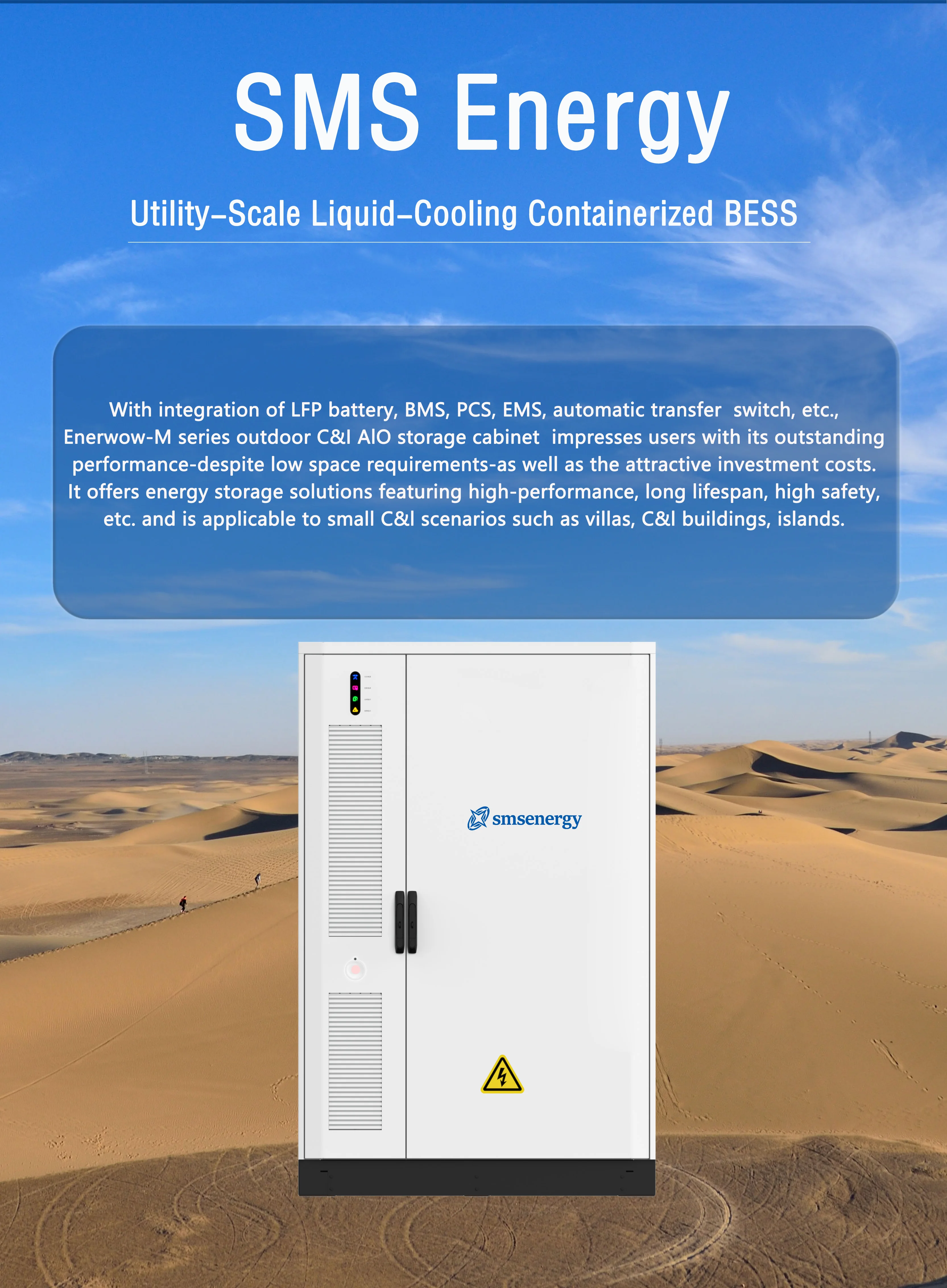 Industrial Container Energy Storage Battery Container 100Kw 200Kwh ...