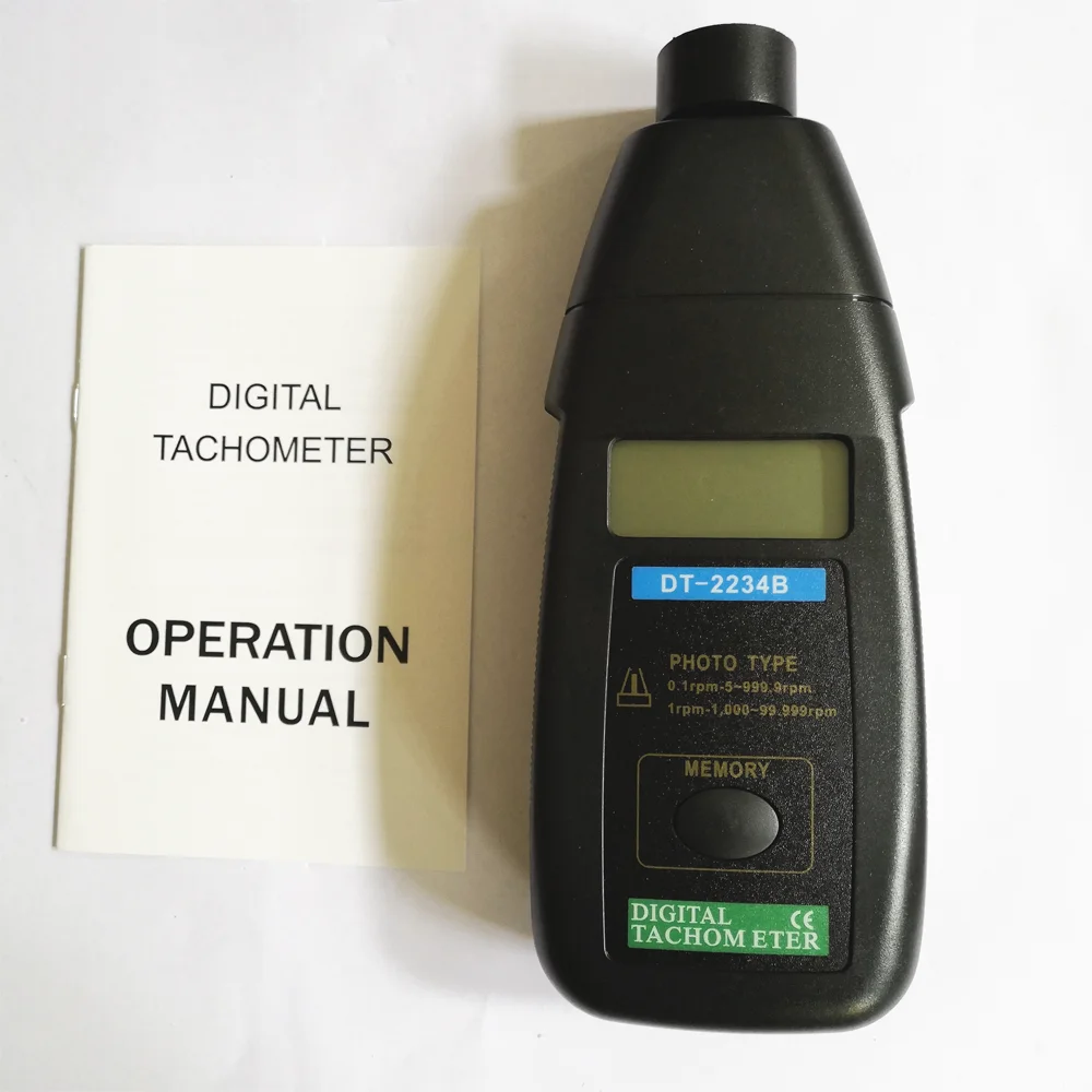 Factory Price DT-2234B Digital Photo Laser Tachometer - Handheld Non ...