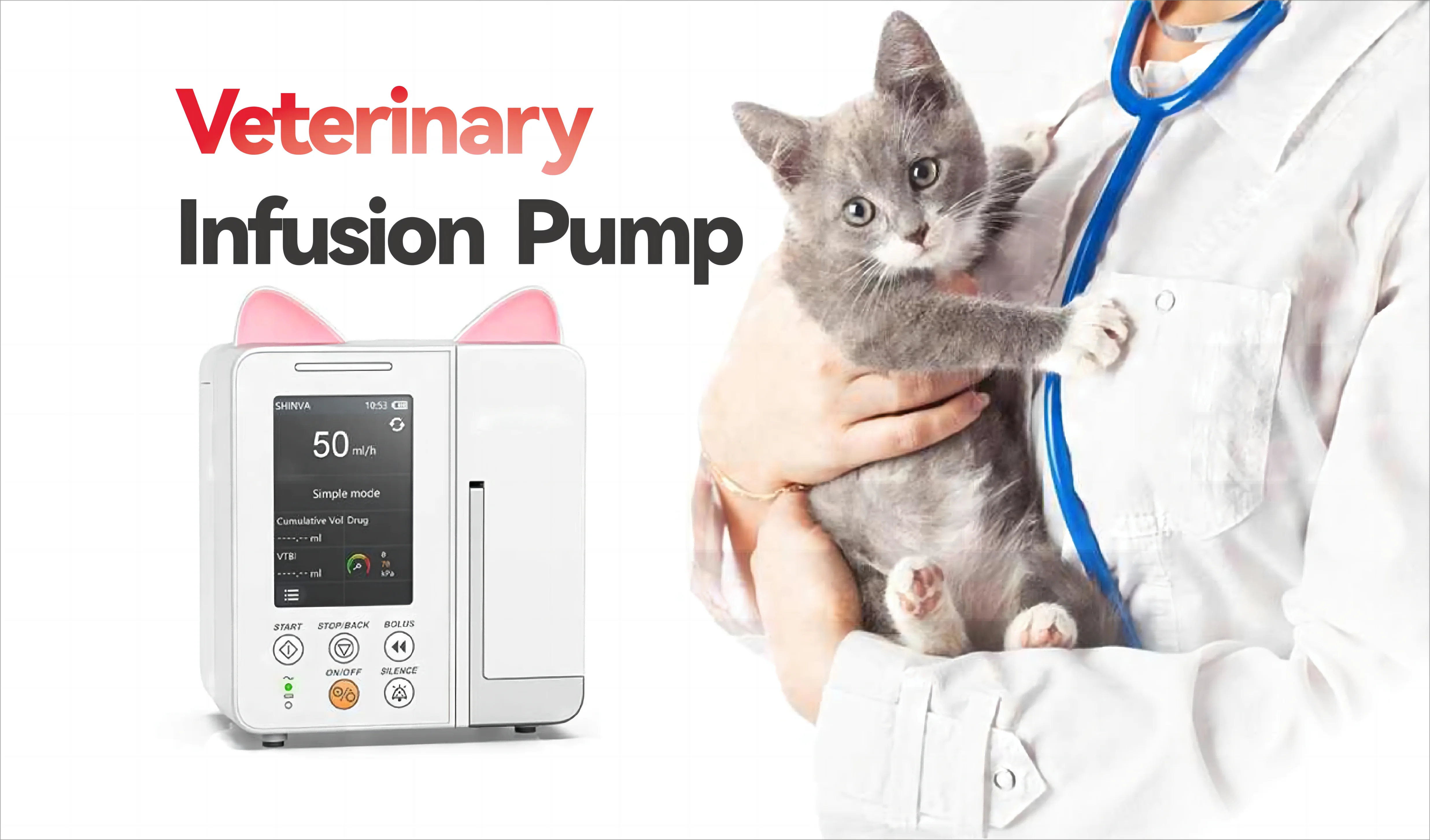 Single Channel Infusion Syringe Pump Machine Animal Injection Infusion ...