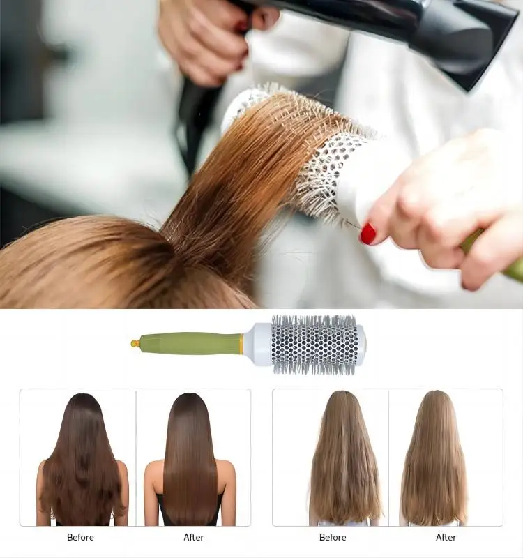 Ceramic Ionic Styling Brush - Best for Blow Drying Hair