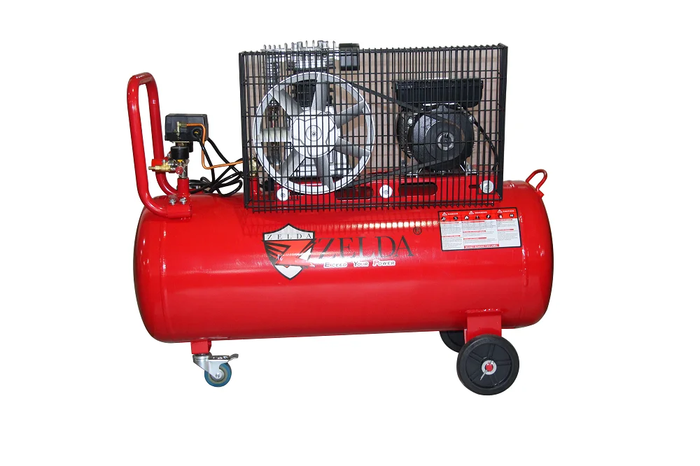 Industrial 100L 3HP Piston Compressor - Portable & Efficient