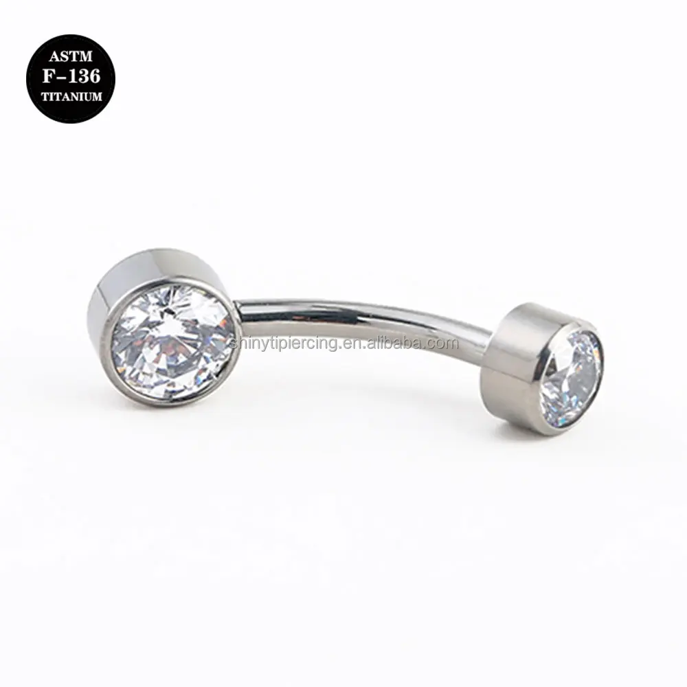 14g Astm F136 Titanium Belly Button Ring Classic Trendy Sexy Navel ...
