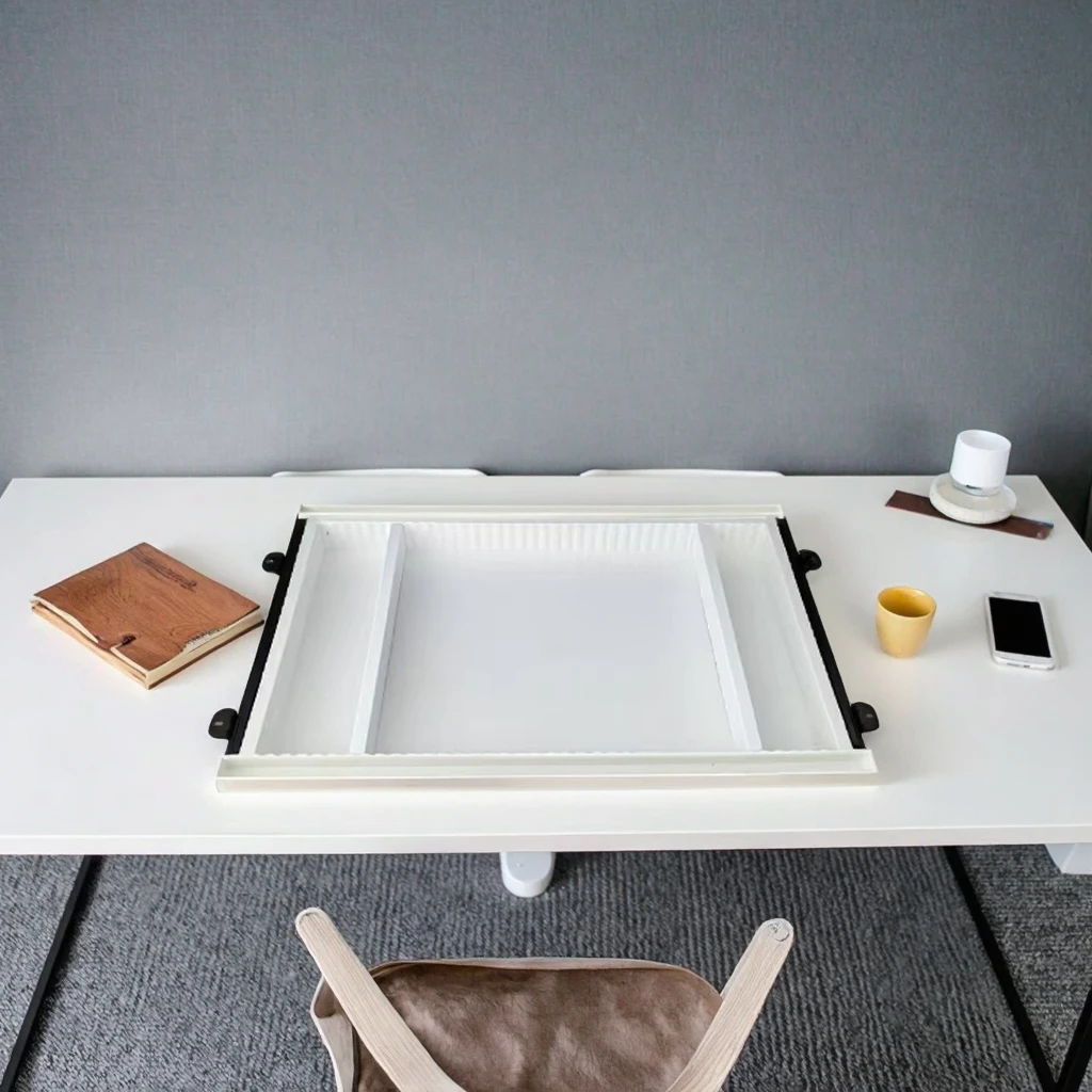 Office Drawer with Internal Partition and Under-table Storage Three ...