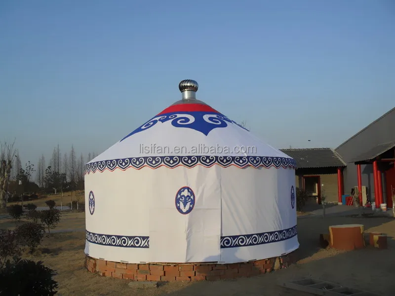 Outdoor Bamboo Tent Yurt Home Luxury Mongolian Yurt