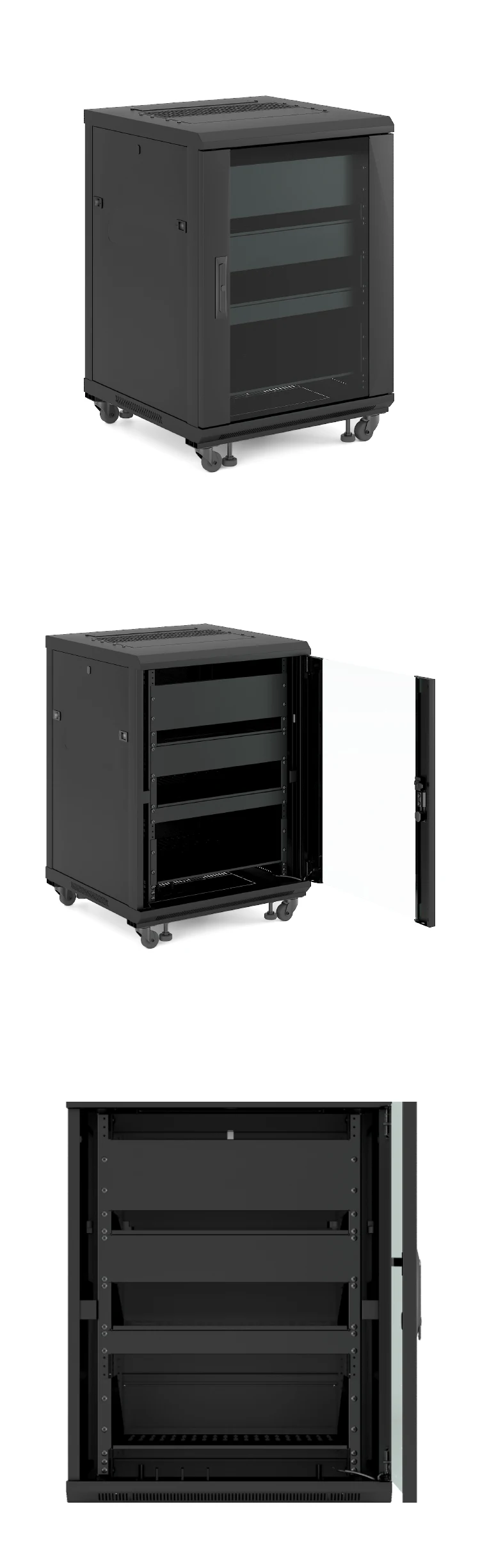 Long Duration Time Server Rack Wall Mount Cabinet Network 19 U For ...
