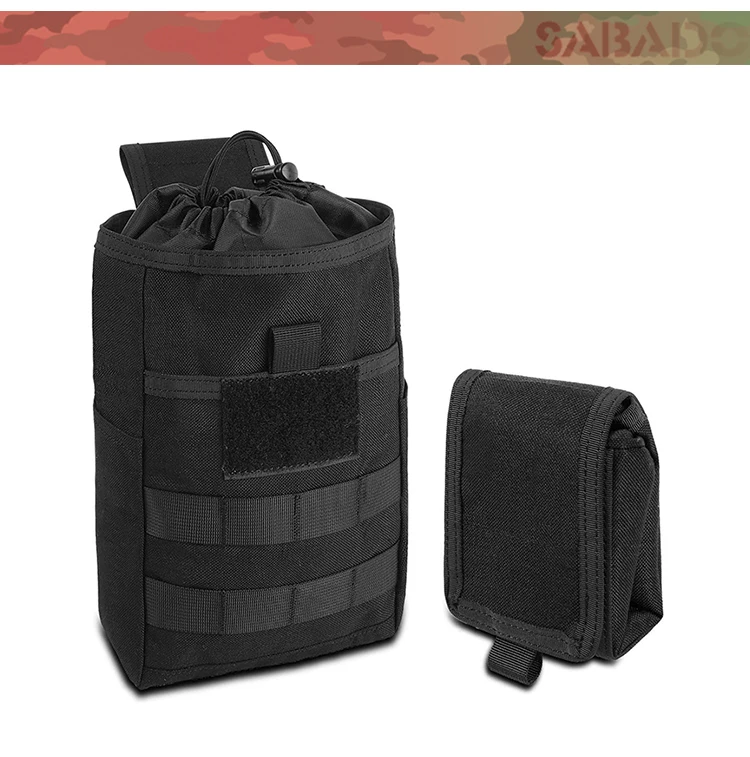 Sabado Tactical Molle Magazine Dump Drop Pouch Edc Bag Foldable ...