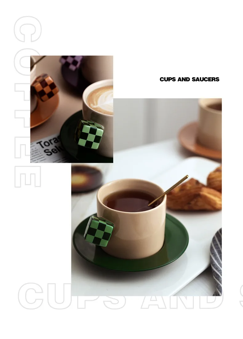 Rubiks Cube Porcelain Espresso Coffee Mug Gift Kitchen Tabletop ...