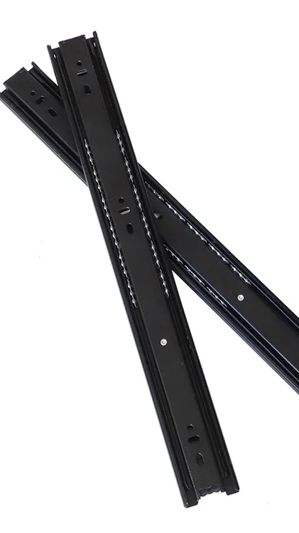 3- Fold Full Extension Concealed Drawer Slide Push To Open Telescopic ...