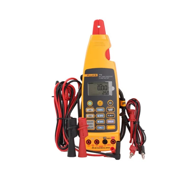 Fluke 773 Multimeter Clamp Meter Milliampmeter Process Clamp Meter ...