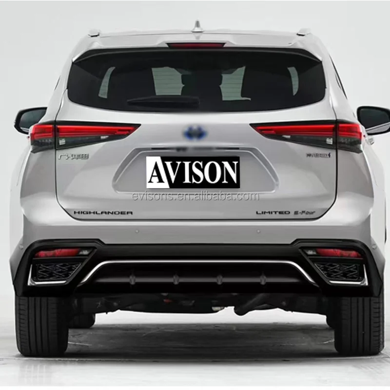 Car Body Kit For Toyota Highlander 2021 2022 Year Facelift Lexus Lx600 ...