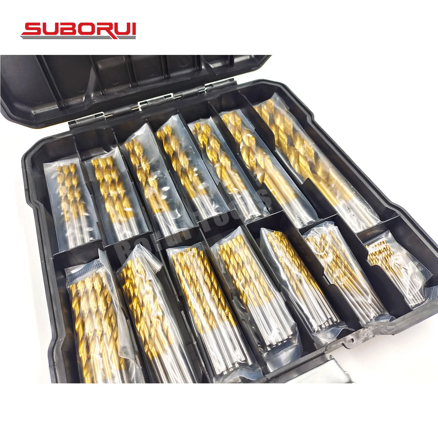 Borui 99pcs Drill Bit Set - Durable HSS4241 for Metal Drilling