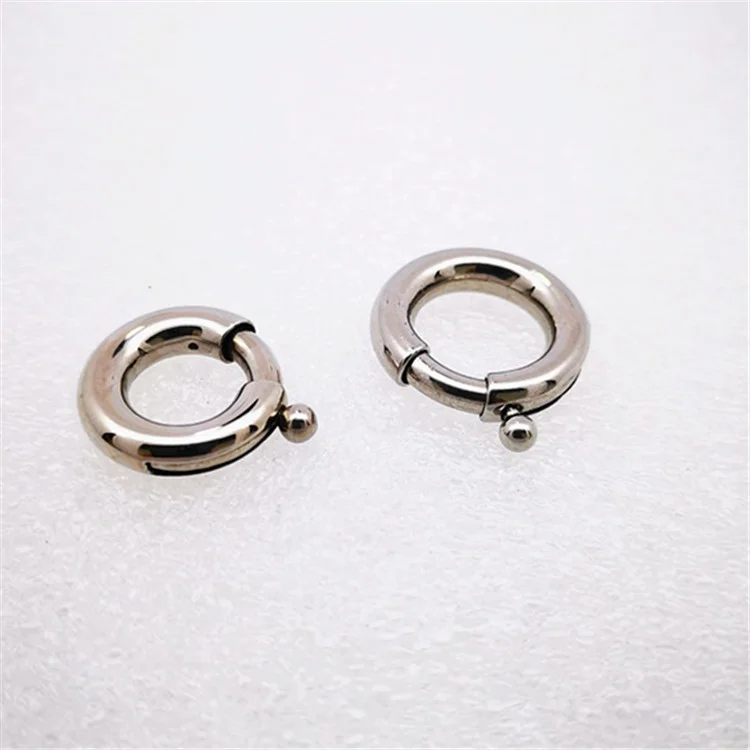 China Factory Wholesale Stainless Steel Round Circle Spring Hook Type ...