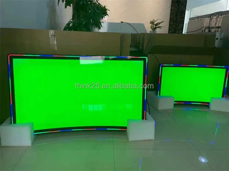 Cheap Game Vertical Display 32inch 43 Inch Curved Screen Touch Monitor ...