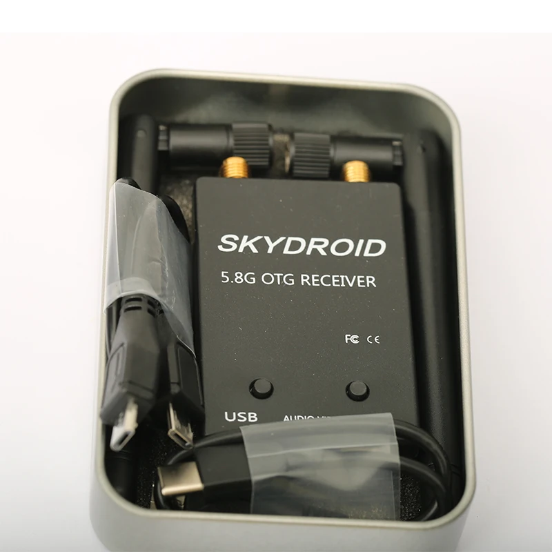 Skydroid Mini 5.8g Fpv Receiver Dual Antennas Uvc Video Downlink Otg ...