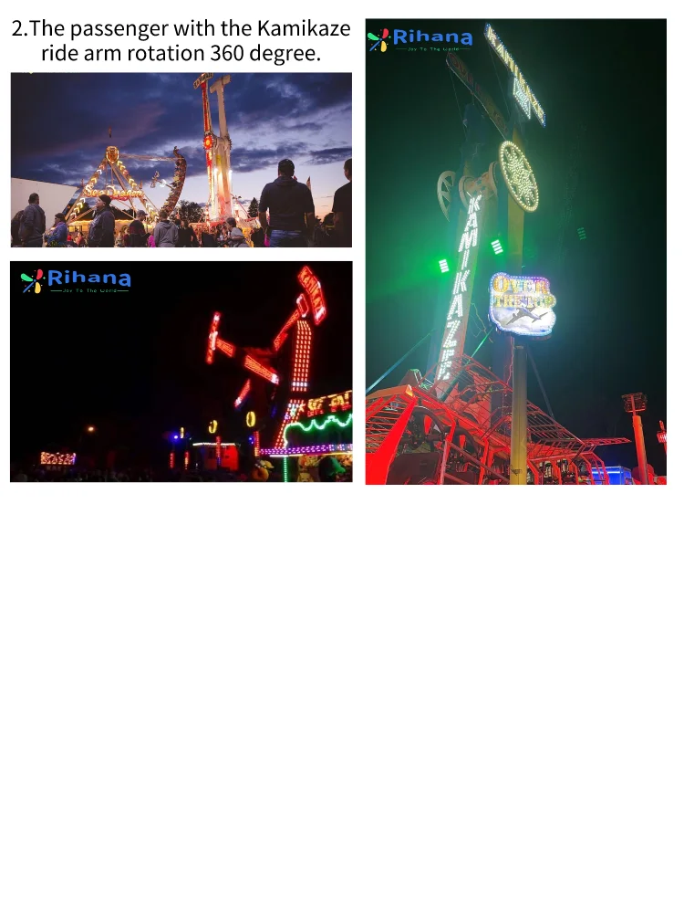 Outdoor Theme Park Crazy Rides Attraction Amusement Park Equipment ...