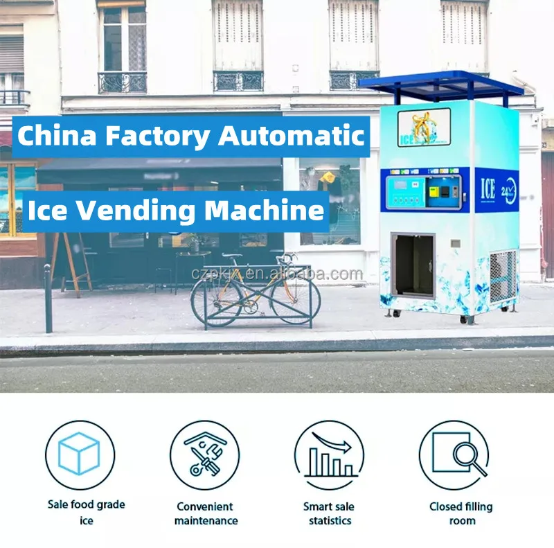 Ice Vending Machine with Auto Bagging - Efficient & Reliable