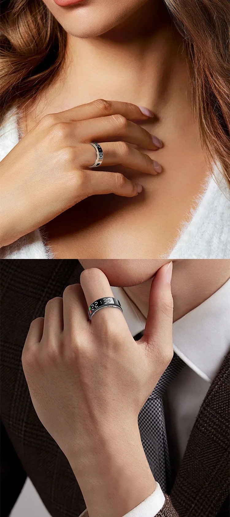 SR08 Smart Ring - Multifunctional Health & Fitness Tracker