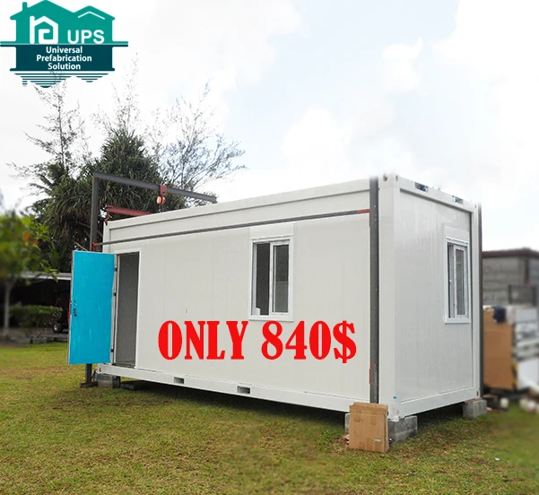 Ups 20ft Container House Cabin Flat Pack Small Portable Container ...