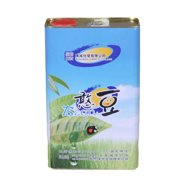 4 Liter Rectangular Metal Bucket Tinplate Can with Handle and spout ...
