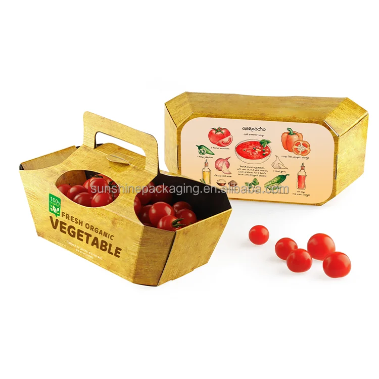 Eco-friendly Fruit & Vegetable Packaging - Customizable