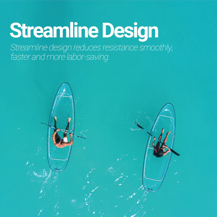 Clear Ship Clear Crystal Kayak See Bottom Canoe Glass Bottom Rowing ...