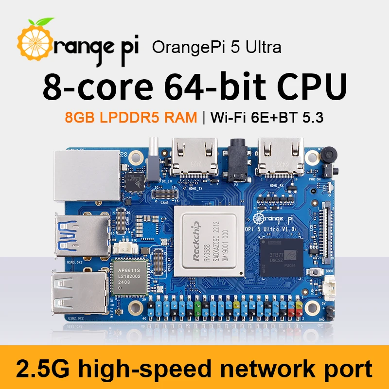 Alibaba.com: Orange Pi 5 Ultra 8GB RAM 16GB DDR5, RK3588 NPU 6TOPS, M.2 SSD support : Trade ...