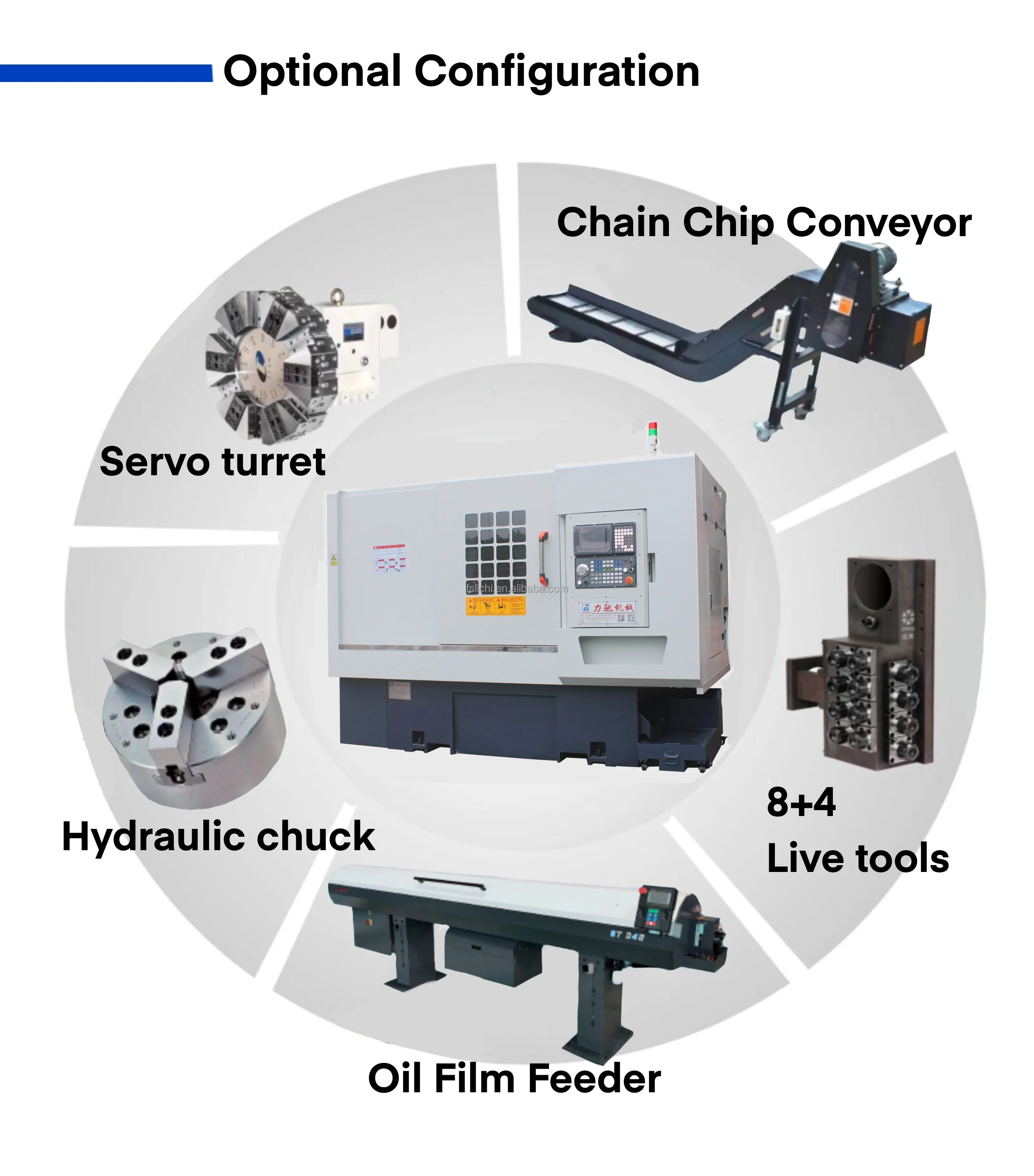 Slant Bed Cnc Lathe Dual Spindle Sub Spindle Lathe Lc-l36s Cnc Lathe C ...