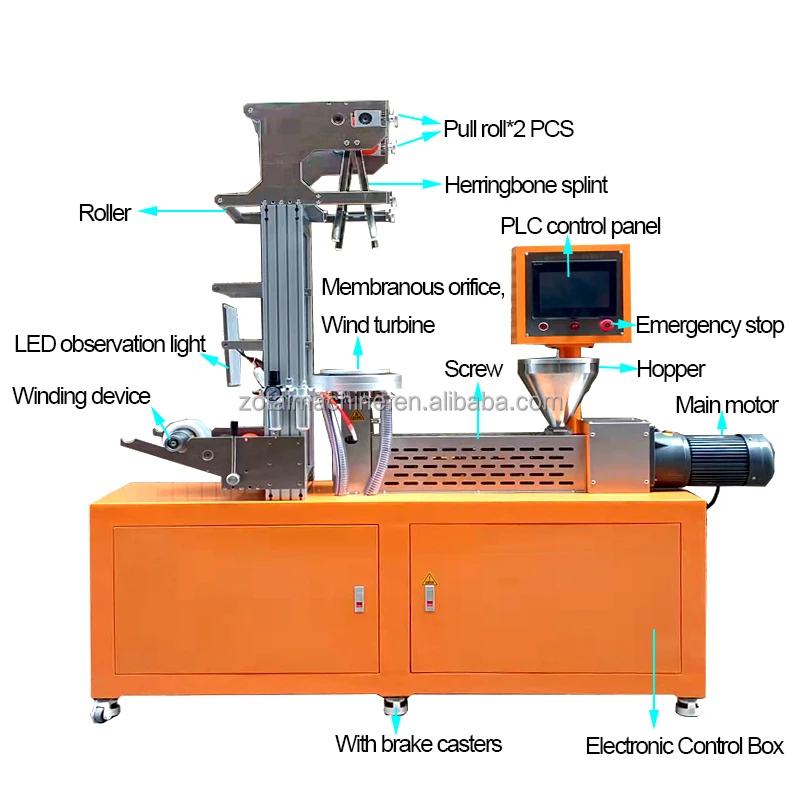 Lab Small Plastic Film Blowing Extruder Machine - Buy Lab Blown Film ...