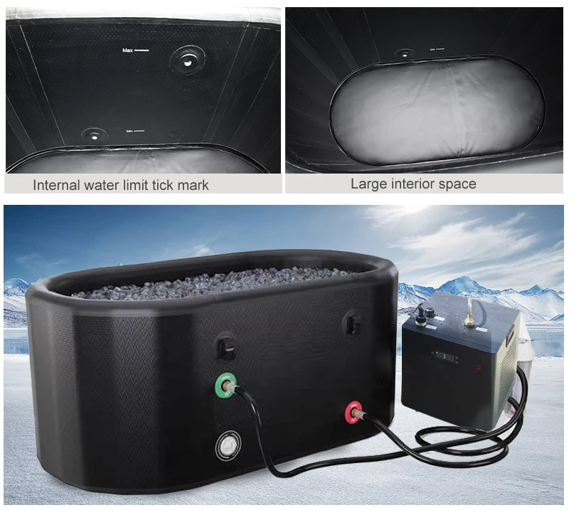 Float Pod Inflatable Cold Tub Portable Ice Plunge Recovery Pod Folding ...