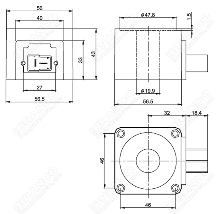 Truck Solenoid Valve Coil 24VDC 4720174800 1506132 8633101000 ...