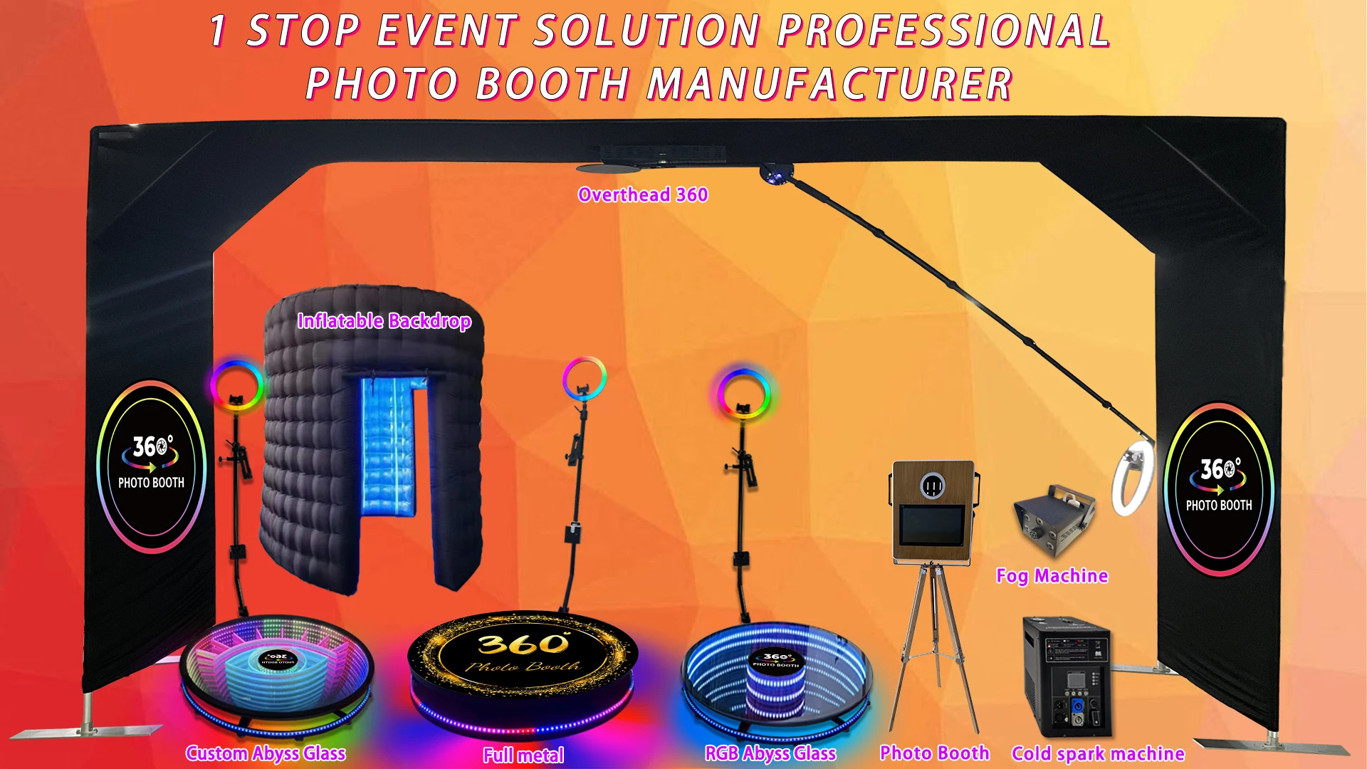 Inflatable Photo Booth Tent 360 Photo Booth 360 Automatic Inflatable ...