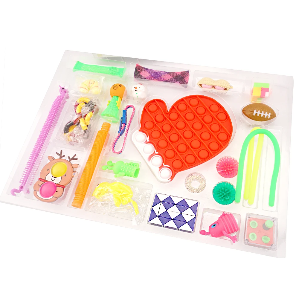 2021 Wholesale Fidget Toy Christmas Storage Advent Calendar Cube Box ...