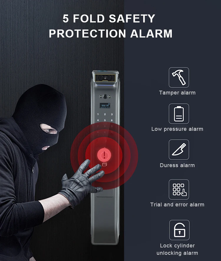 Elock ES268D Smart Lock - Secure Your Home with Tuya Wifi App