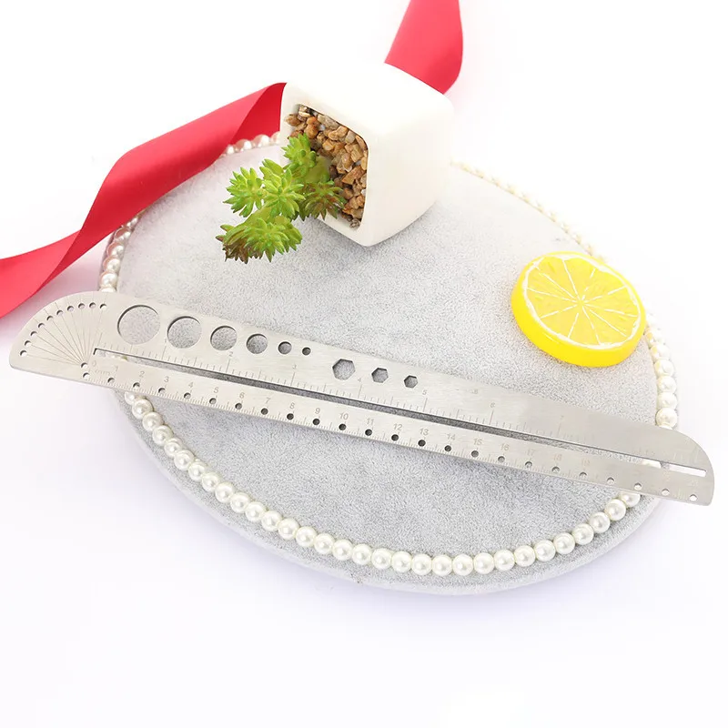 Multifunctional Stainless Steel Angle Protractor Ruler Degree Measuring ...