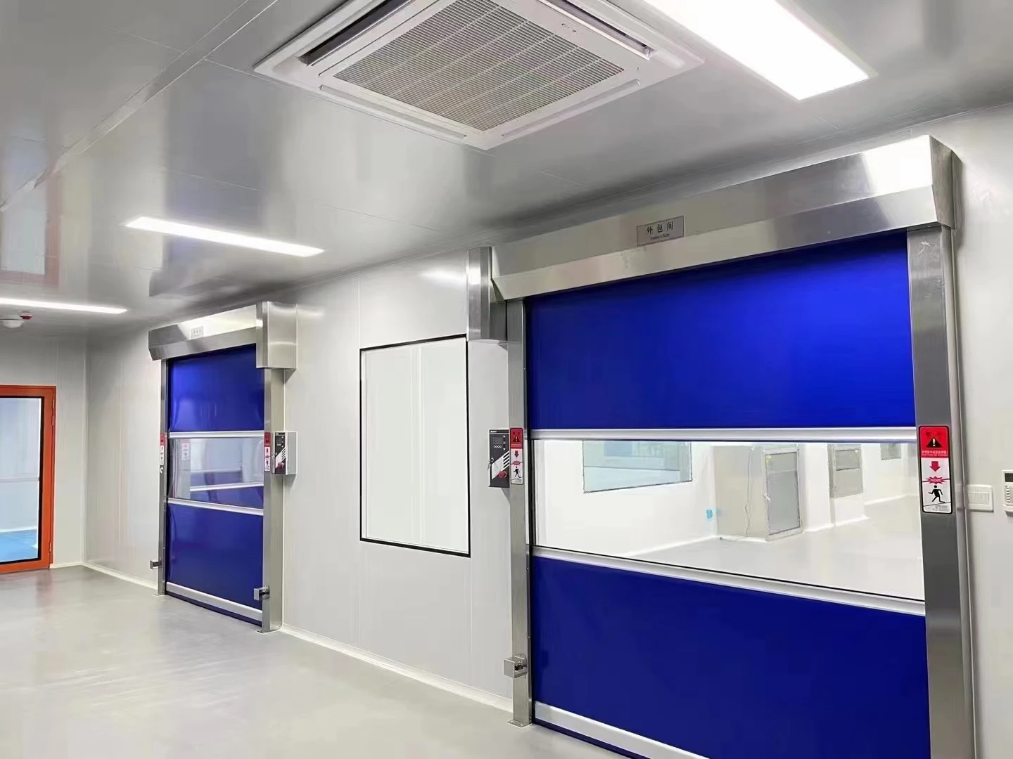 Industrial Warehouse Cleanroom Clean Workshop Electric High Speed Roll ...