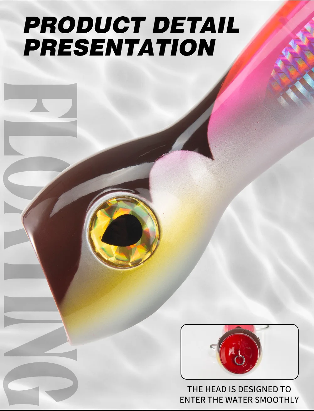 Hunt House Hard Bait Trolling Lure Top Water Fishing Poppers Big Game ...