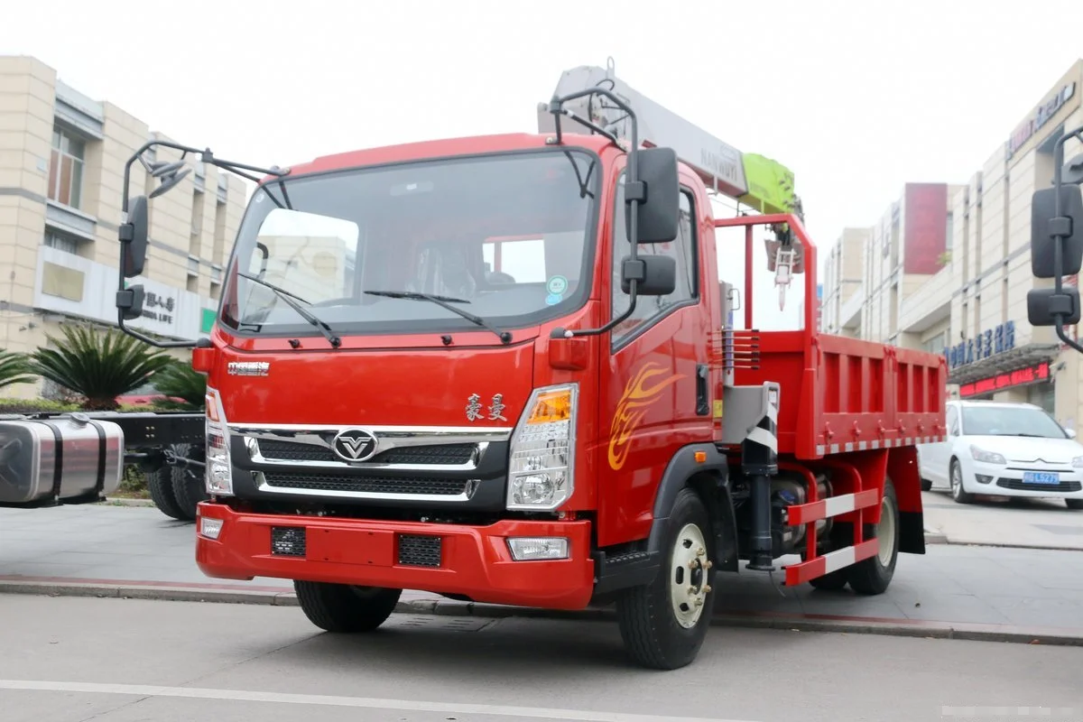 Truck-mounted Crane Manufacturer 5 Ton 4*2 Haoman H3 Truck-mounted ...
