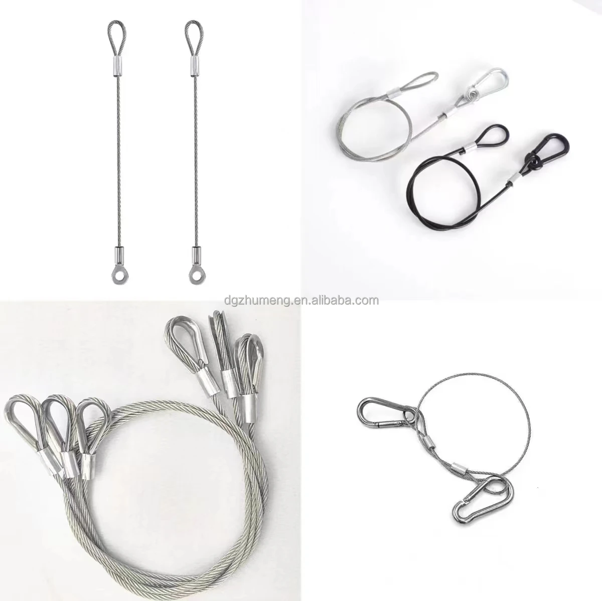 Steel Wire Rope Assembly Wire Steel Wire Cable With Threaded End For ...