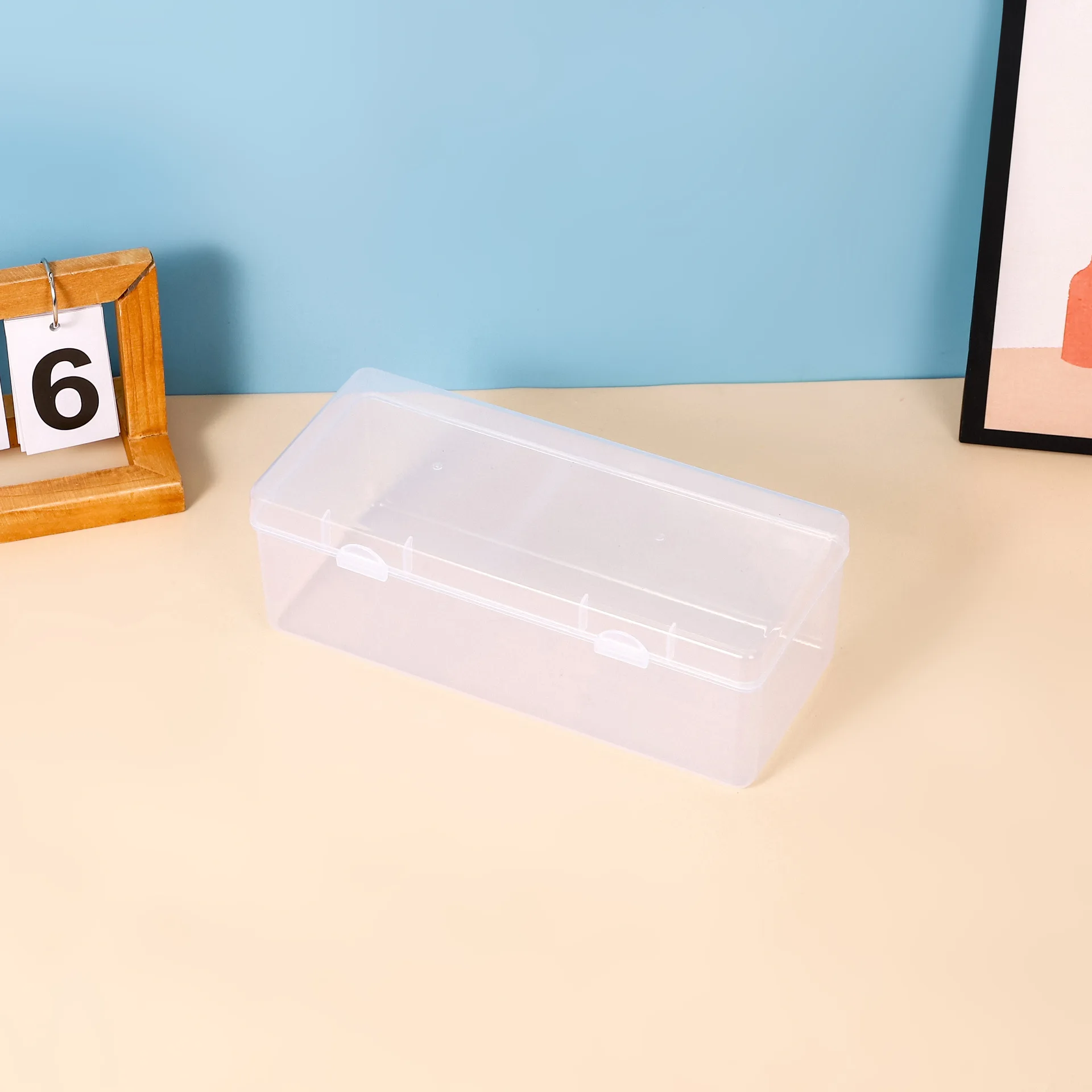 Rectangular Empty Mini Clear Plastic Organizer Storage Box Containers ...