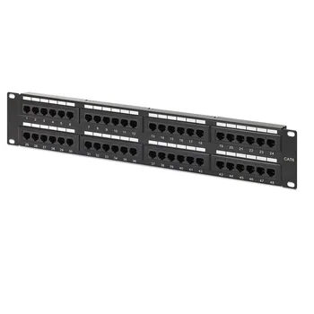 Utp Cat5e Cat6 Patch Panel 2u 48 Port Ethernet Patch Panel Support ...